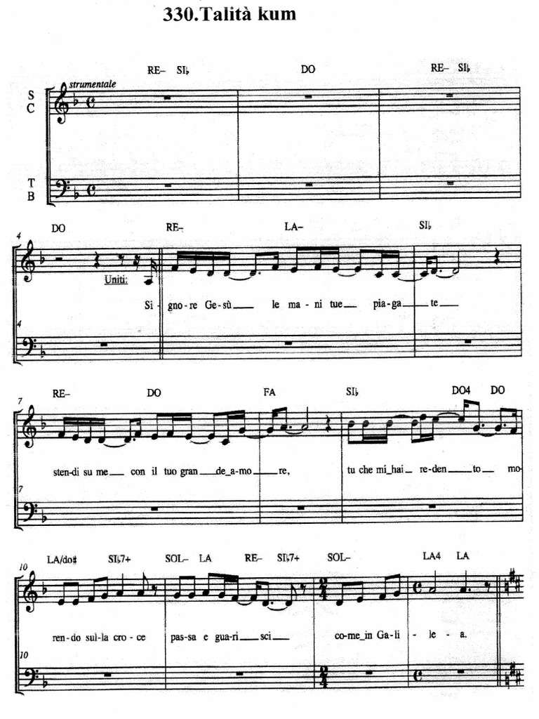 Talità Kum | PDF