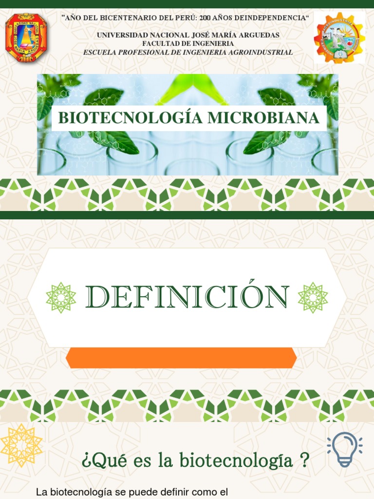 BIOTECNOLOGÍA MICROBIANA | PDF | Biotecnología | Microorganismo