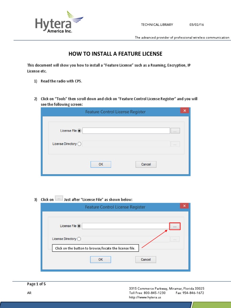 Installing a Feature License Guide | PDF | Telecommunications ...