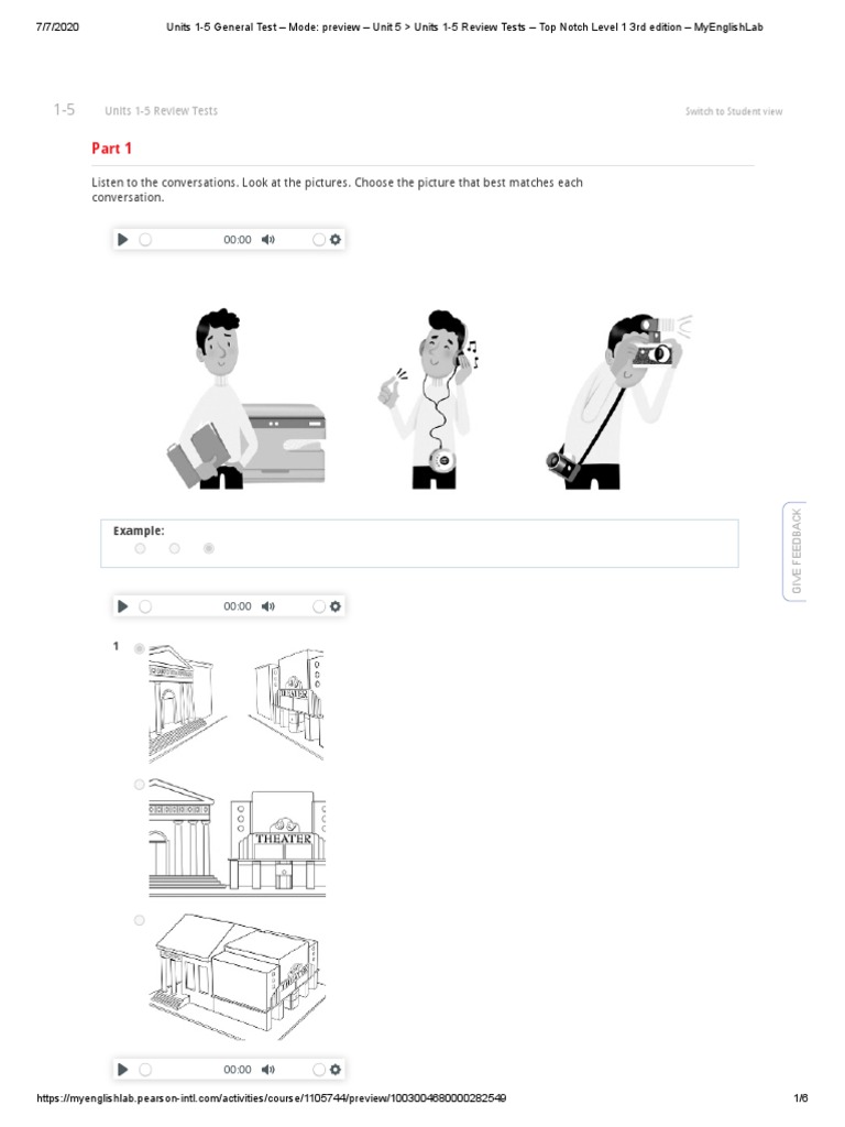 Units 1-5 General Test - Mode - Preview - Unit 5 - Units 1-5 Review ...