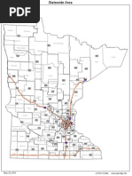 Minnesota DNR Administrative Regions Map | PDF | Minnesota | Midwestern ...