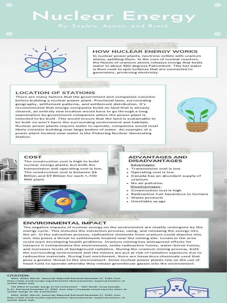 Environmental Impact of Nuclear Energy | PDF | Nuclear Reactor ...