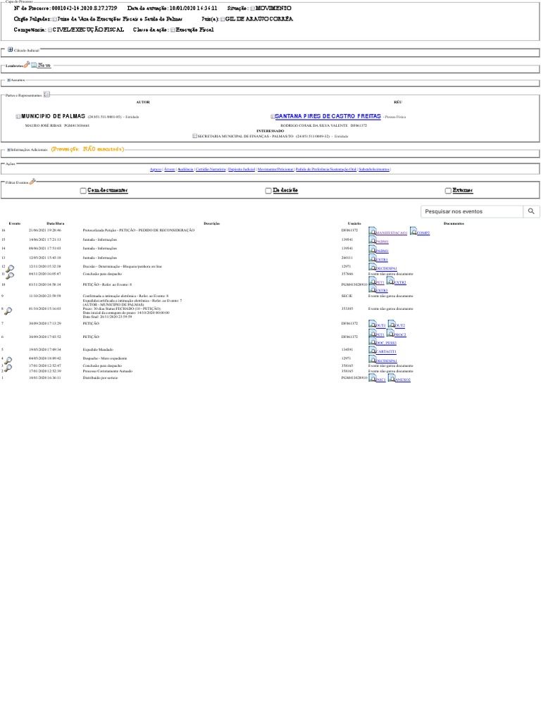 Eproc - Consulta Processual - Detalhes Do Processo | PDF | Direito ...