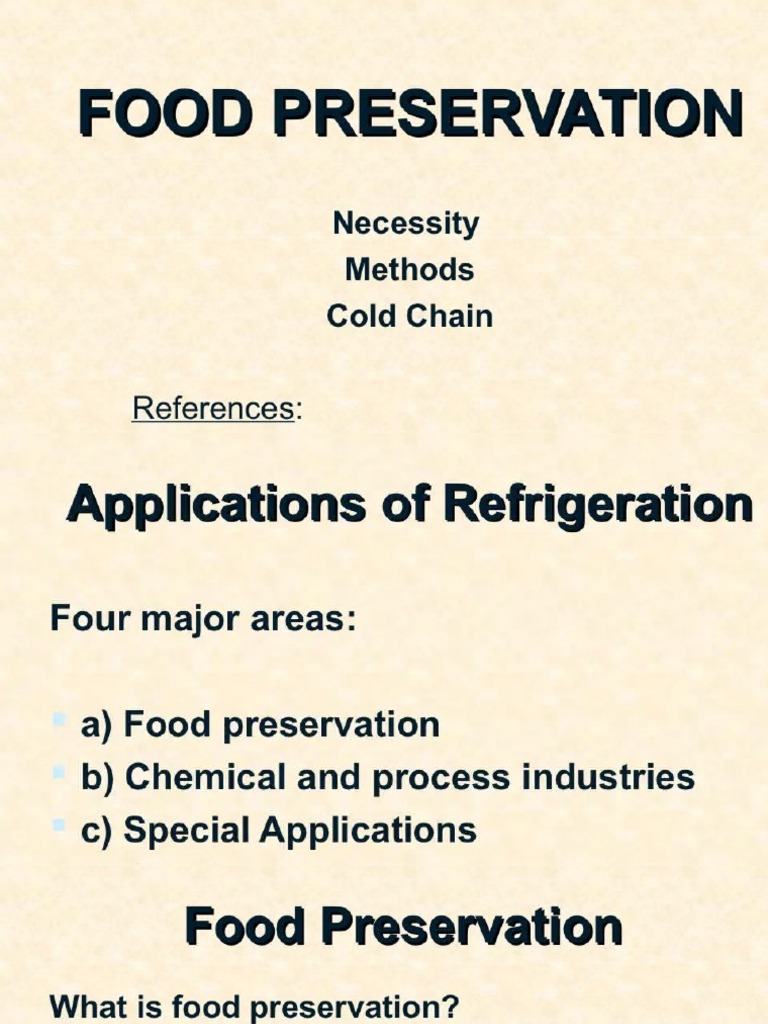 Food Preservation | PDF