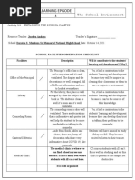 The School Environment: Field Study 1 | PDF | Classroom | Learning