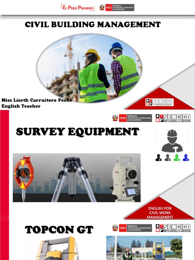 English for Civil Surveyors | PDF | Surveying | Equipment
