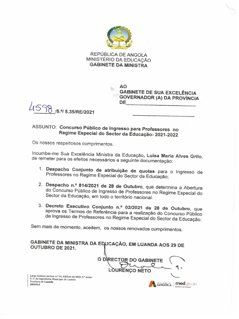 Concurso Publico Ingresso 2021 | PDF