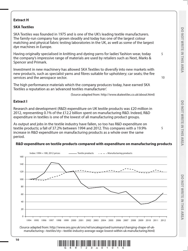 SKA Textiles 20 Marker | PDF | Textiles | Argument