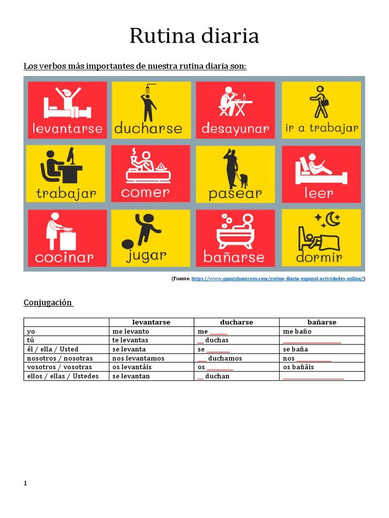 1 Rutina Diaria | PDF
