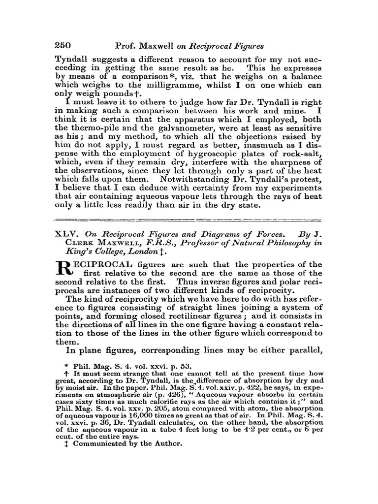 Reciprocal Figures in Geometry | PDF | Force | Triangle