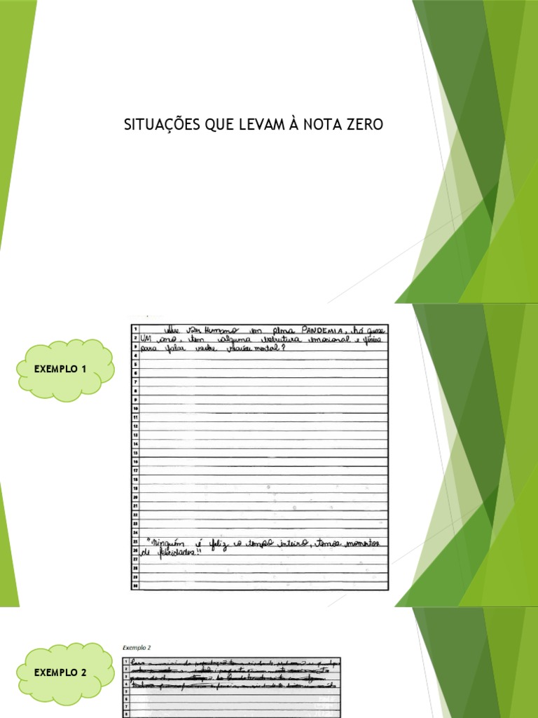 Redações que levam à nota zero no Enem | PDF | Artes Linguísticas e ...