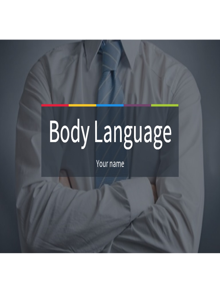 Sample Slides Body Language Training | PDF | Body Language | Hand