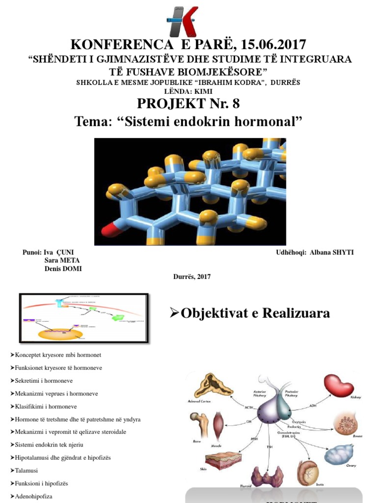 Gjendrat Endokrine Ne Trupin e Njeriut | PDF