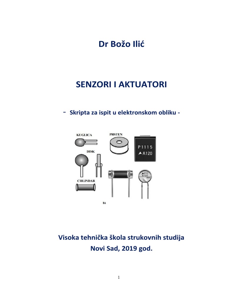 Senzori I Aktuatori Skripta Za Ispit 2019 | PDF