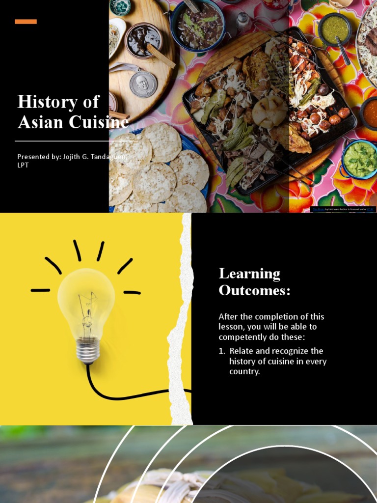 History of Asian Cuisine Overview | PDF | Chinese Cuisine | Korean Cuisine