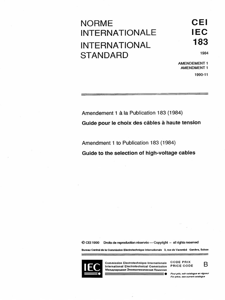 Iec 183 | PDF