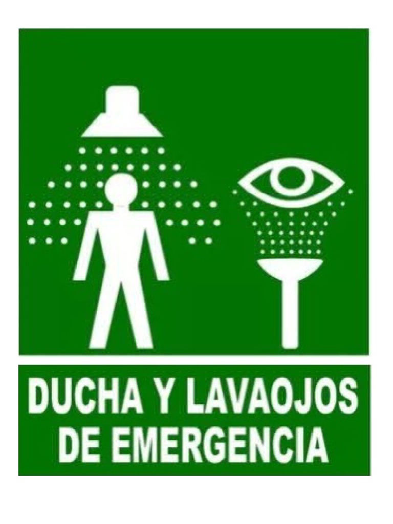 Señaletica Lavaojos y Regadera de Emergencia | PDF Señaletica Lavaojos y Regadera de Emergencia | PDF