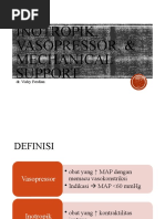 Obat Vasopressor Dan Inotropik | PDF