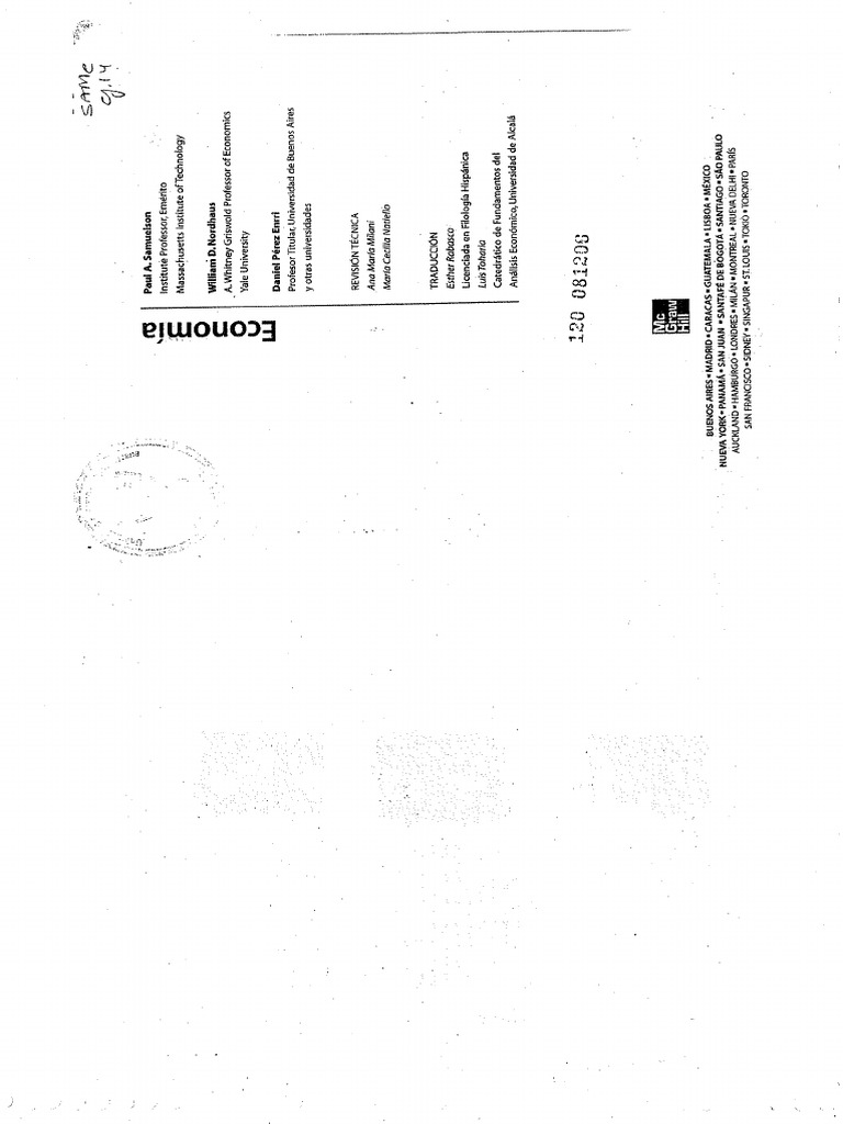 Economía - Samuelson | PDF