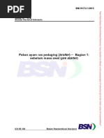 Pakan Ayam Ras Pedaging Starter SNI 8173-2 - 2022 - Full | PDF | Griya ...