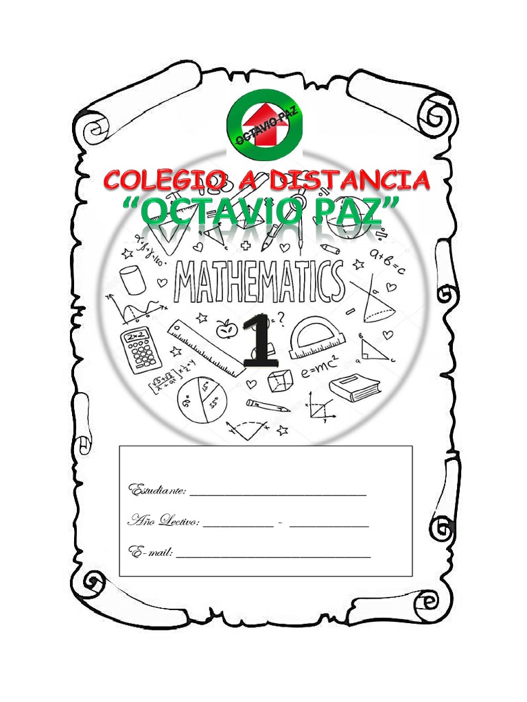 Libro Matematica 1ro 21-22 | PDF | Números | Ecuaciones