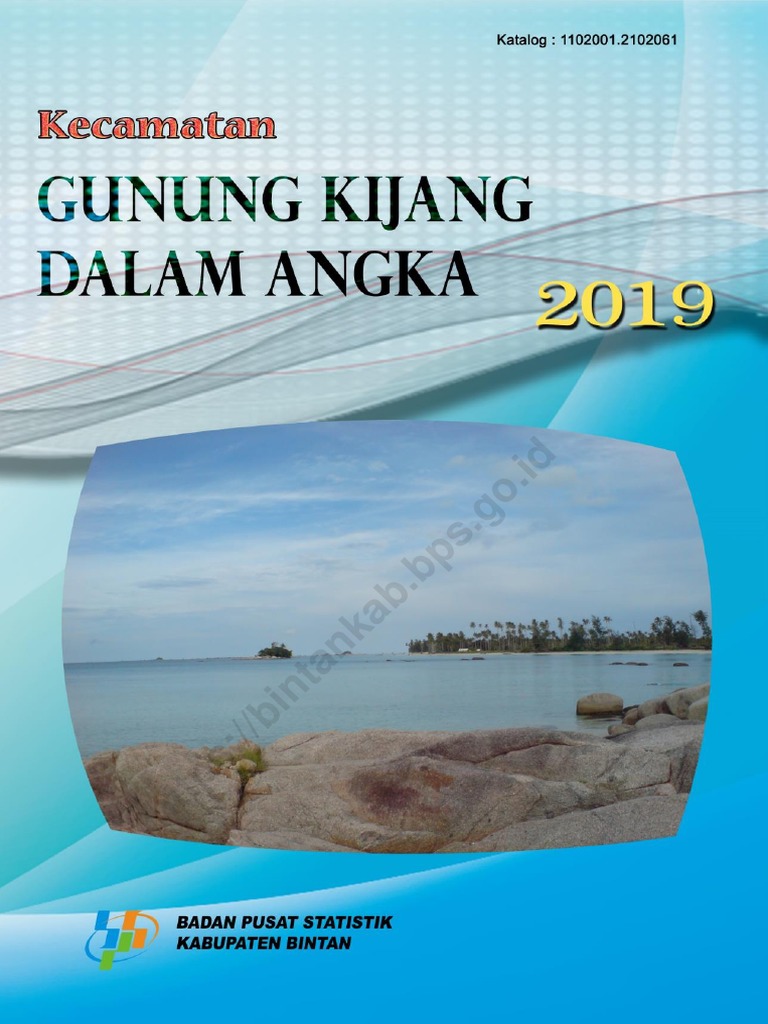 Kecamatan Gunung Kijang Dalam Angka 2019 | PDF