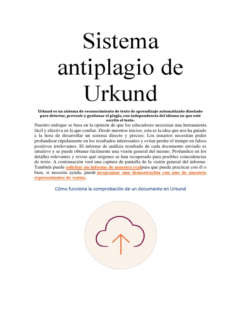 Sistema Antiplagio de Urkund | PDF | Internet | Plagio