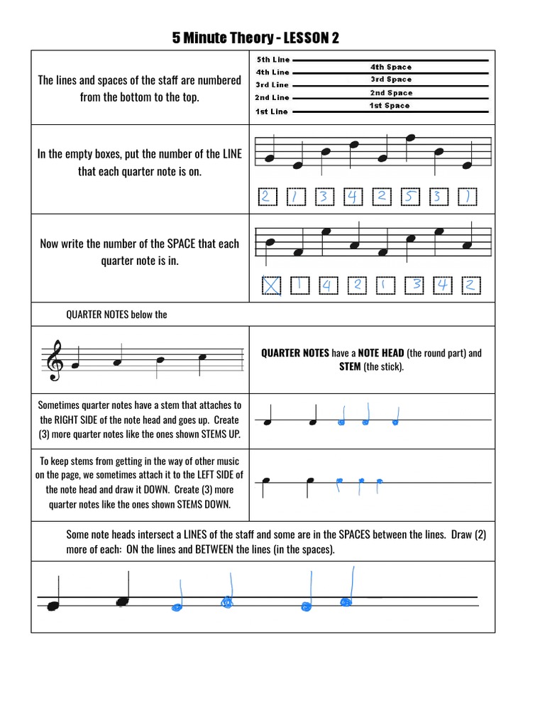 5 Minute Theory Lesson 2 | PDF