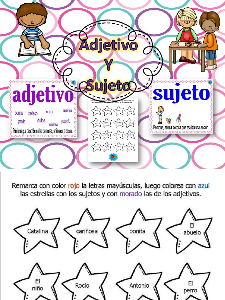 Sujeto y Adjetivo | PDF