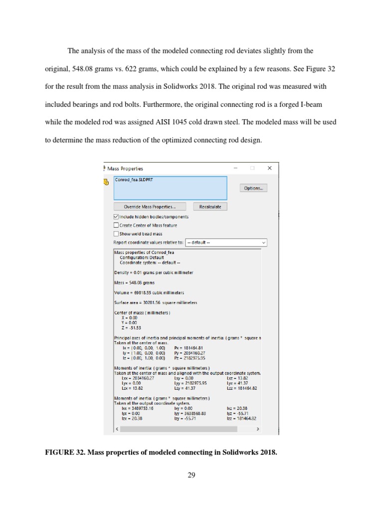 Design Optimization of A Connecting Rod For Internal Combustion Engine (041-060) | PDF | Finite ...