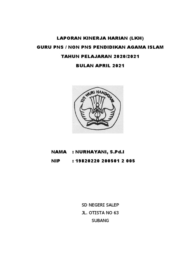 Format LKH April 2021 | PDF