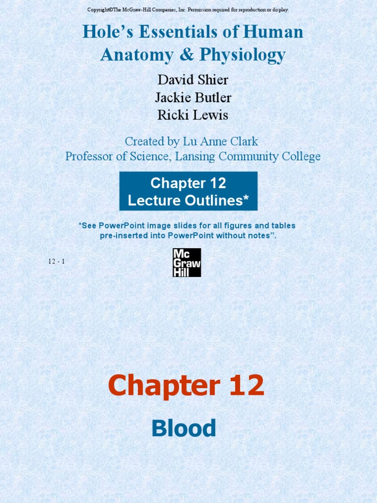 Hole's Essentials of Human Anatomy & Physiology: David Shier Jackie ...