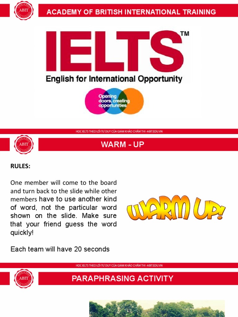 IELTS Foundation Course Overview | PDF | Noun | International English ...