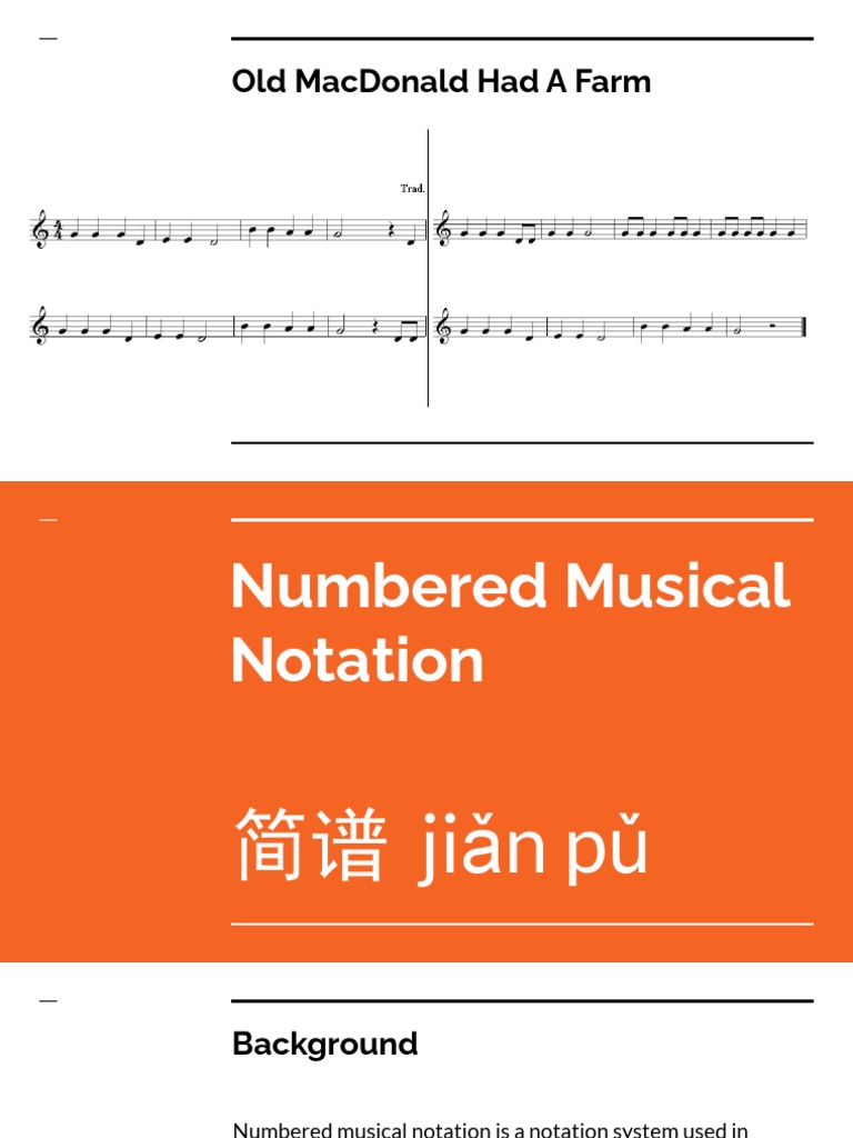 Numbered Musical Notation | PDF | Language Arts & Discipline | Foreign ...