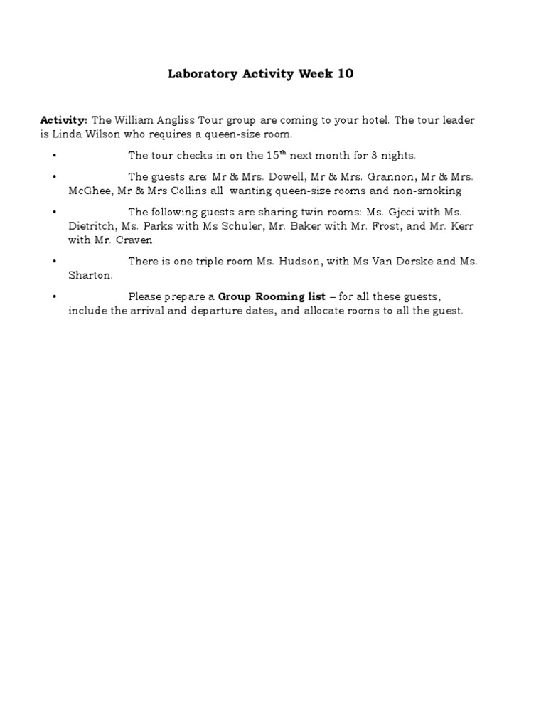 Laboratory Activity Week 10 | PDF