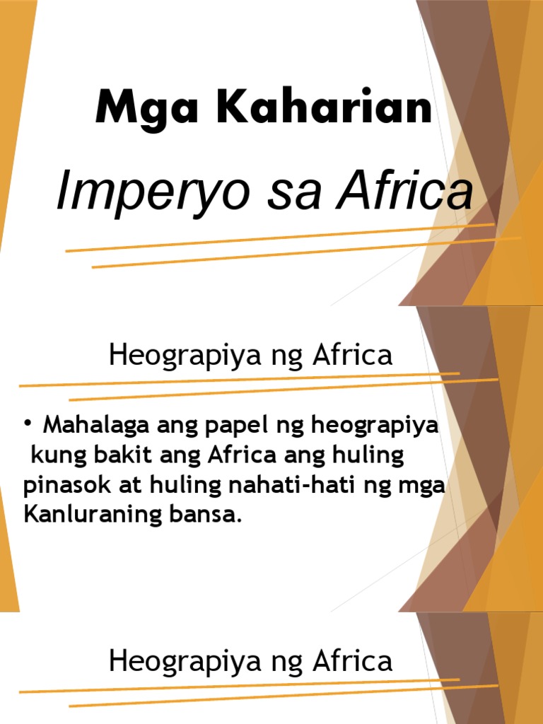 Mga Kaharian at Imperyo Sa Africa | PDF