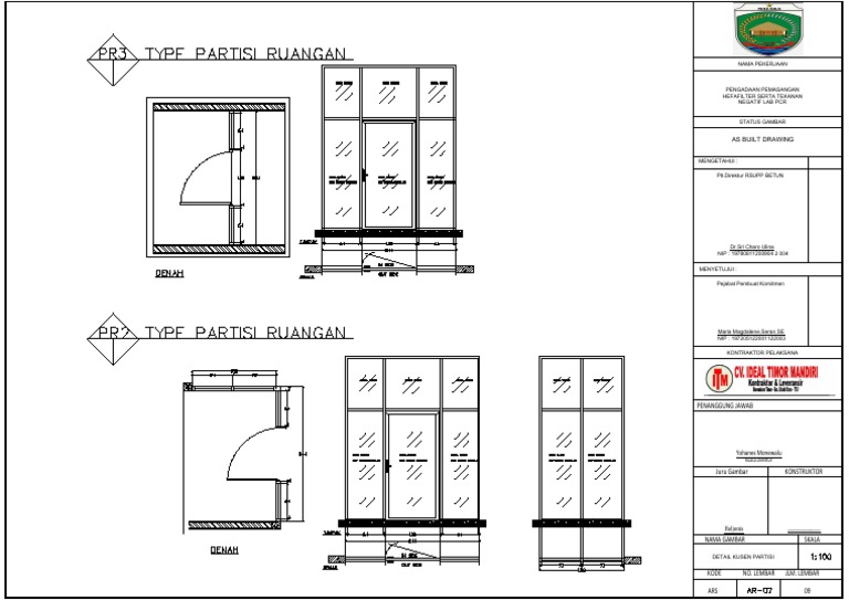 8.detail Partisi Kaca | PDF