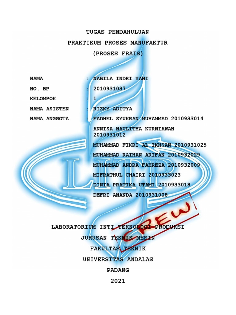 KLP1 A2010931037 Nabila Indri Yani M3 | PDF