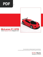 BMW M3 GTR Papercraft Model Template | PDF