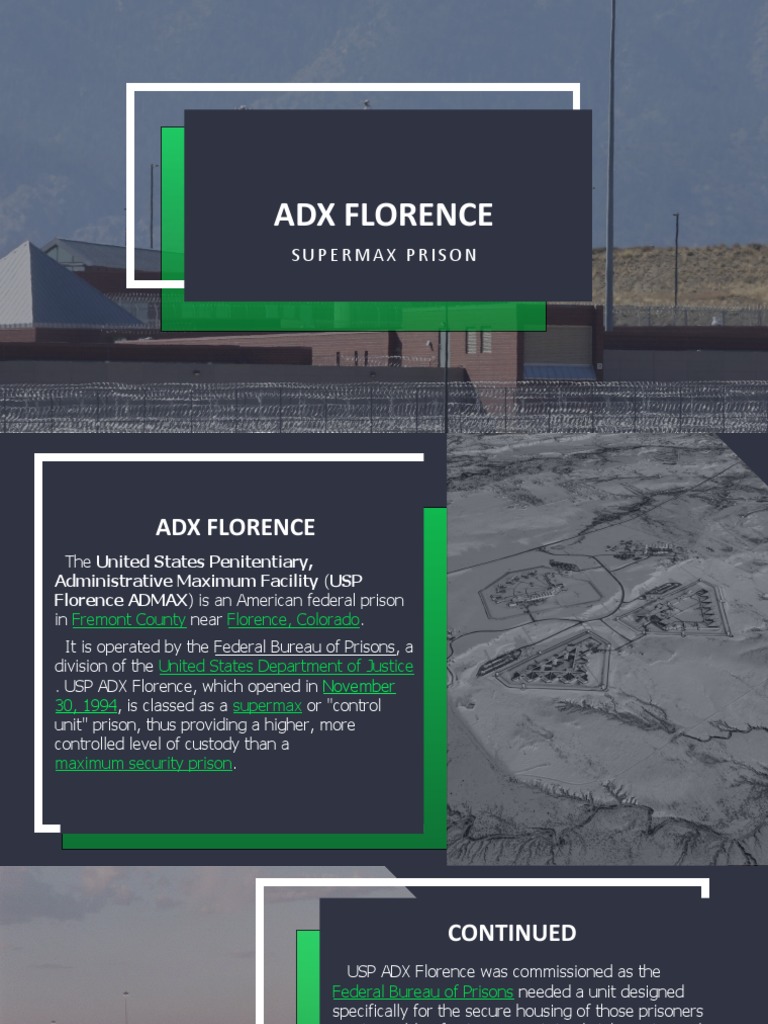 Adx Florence: Supermax Prison | PDF | Imprisonment And Detention | Prison