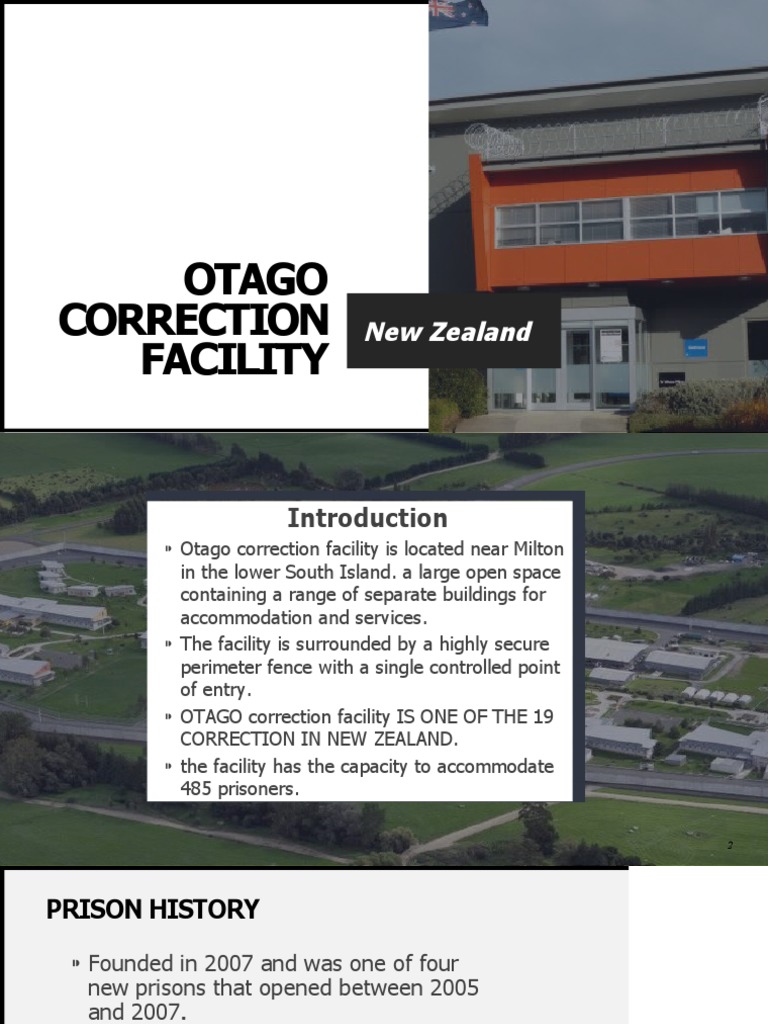 Otago Corrections Facility Overview | PDF | Prison | Rehabilitation ...