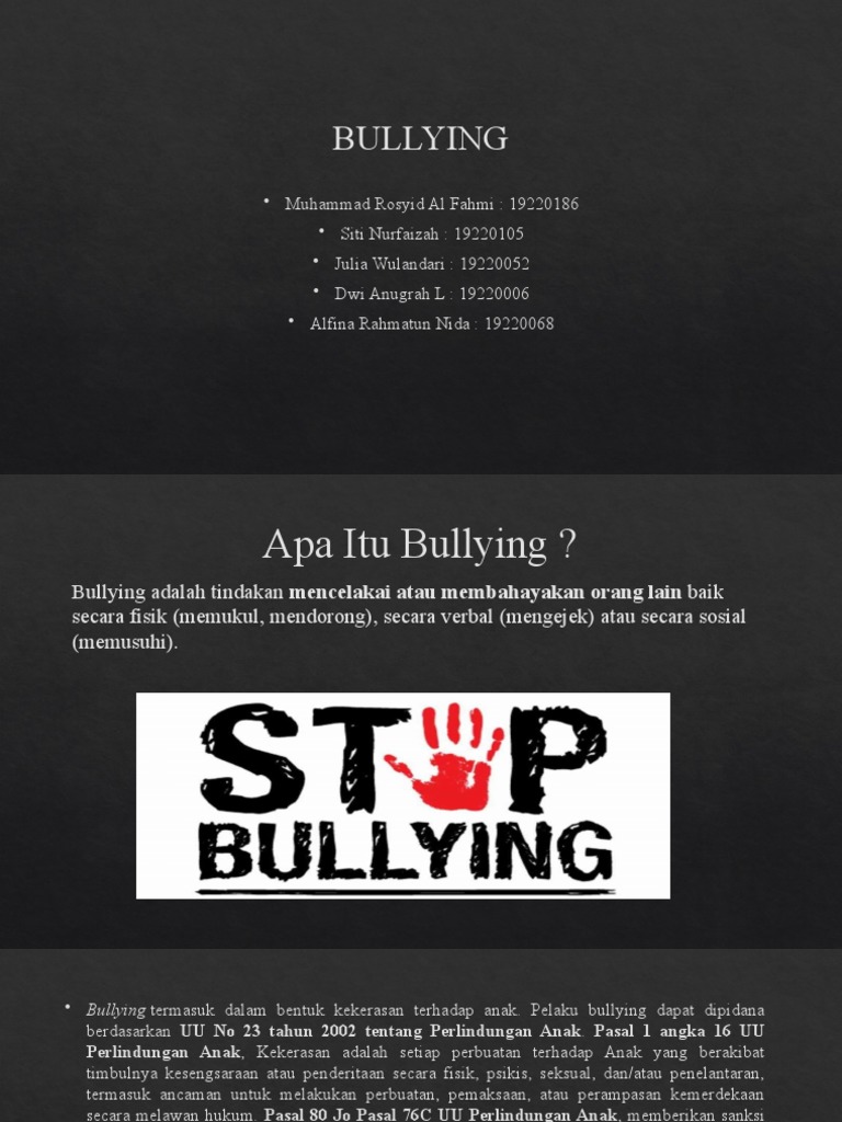 Kampanye Anti Bullying di Sekolah | PDF