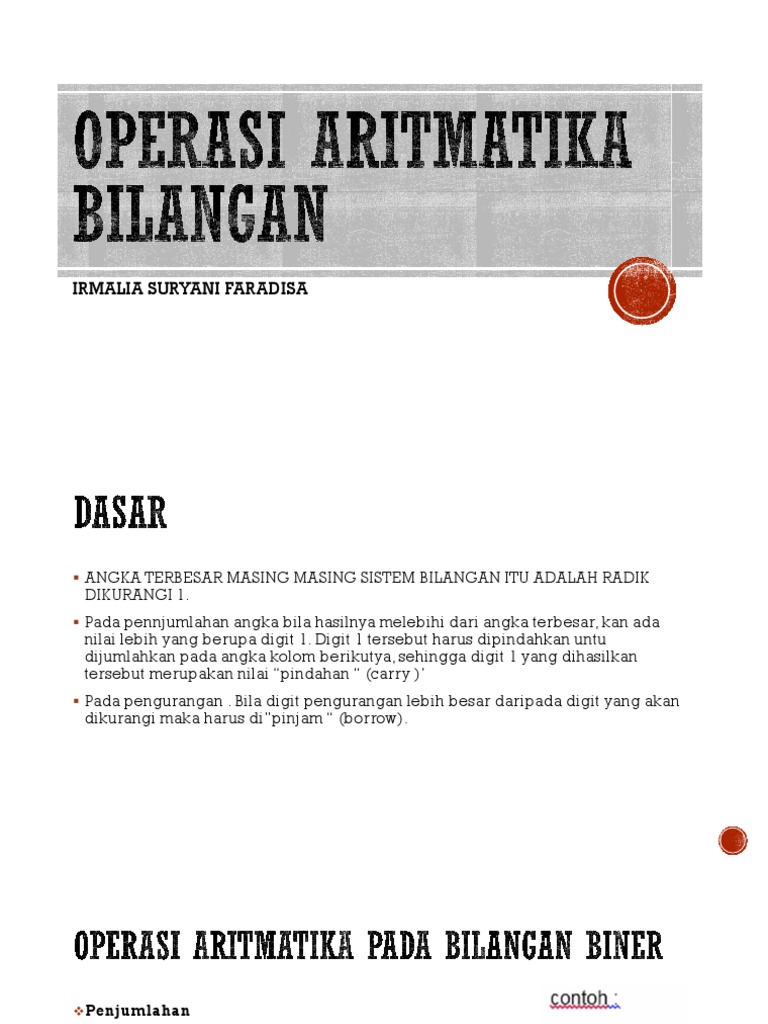 Operasi Bilangan Biner dan Oktal | PDF