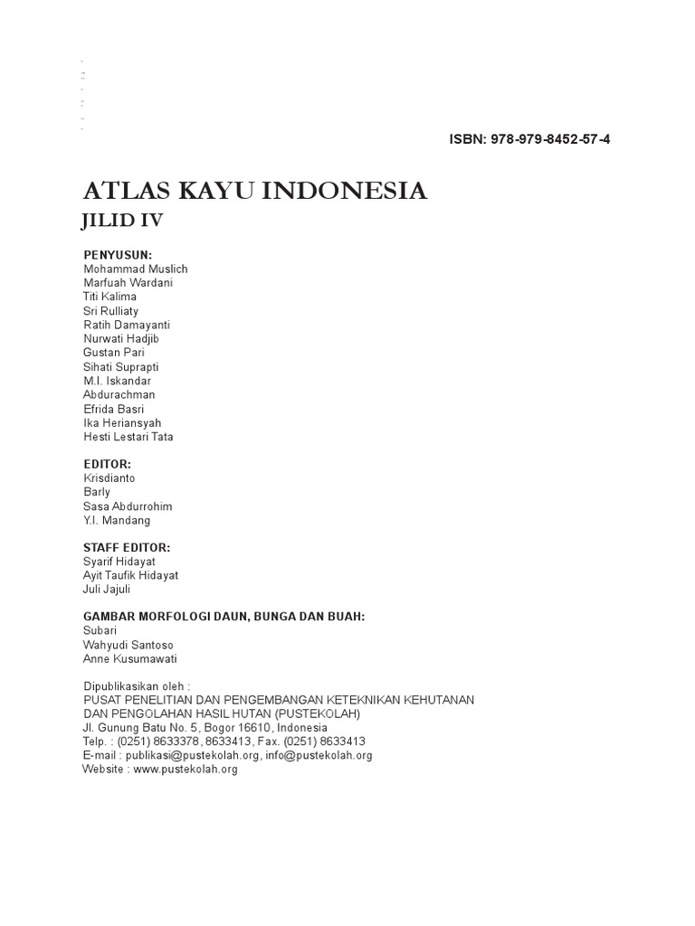 Atlas Kayu Jilid IV | PDF