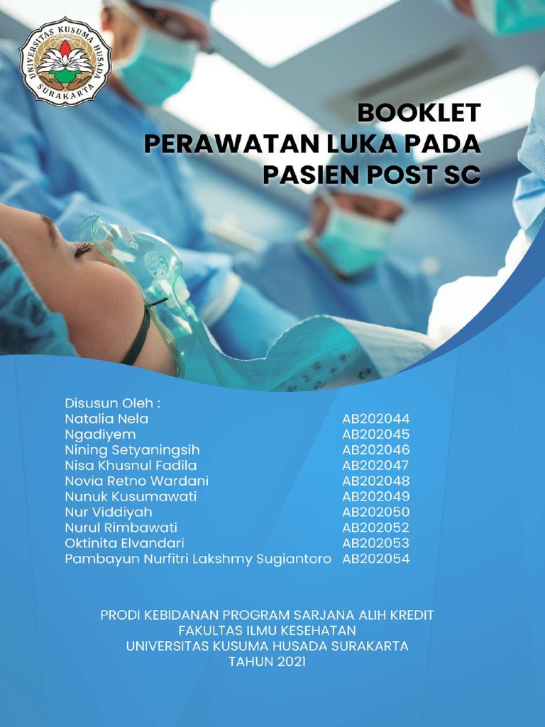 Kelompok 5 - Booklet Perawatan Luka Pada Pasien Post SC | PDF