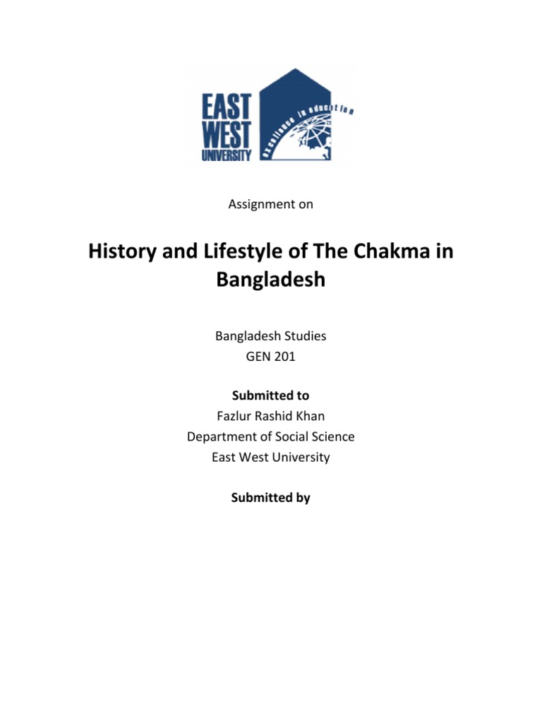 History and Lifestyle of the Chakma | PDF