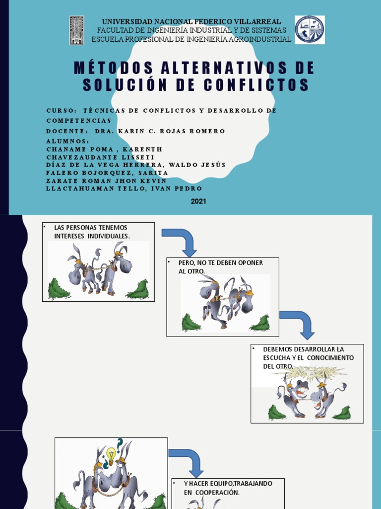 Mecanismos Alternativos de Resolución de Conflictos | PDF | Mediación | Arbitraje