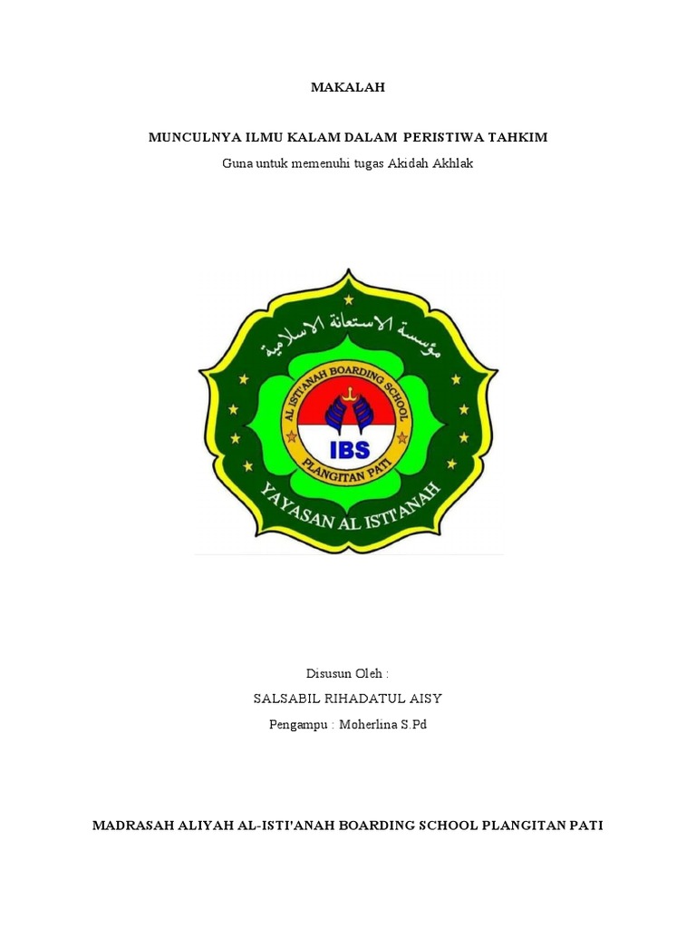 Makalah Salsabil Ra | PDF