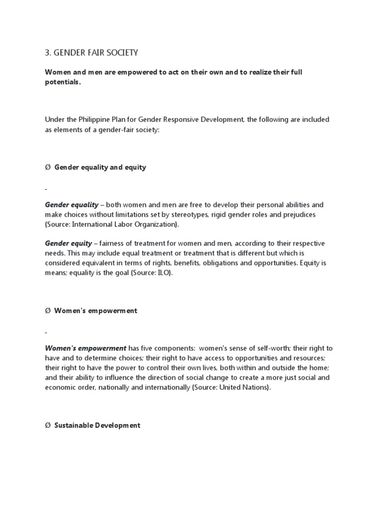 Gender Fair Society | PDF | Gender Studies | Gender