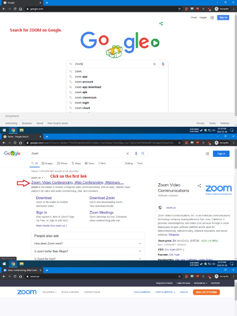 How to Download and Install Zoom | PDF | Computers